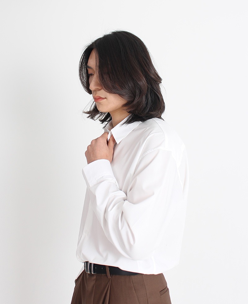 PANACEA(파나케이아) | 실시간 인기 스타일 | Minimal Modalsim Shirt(White) | 온더룩