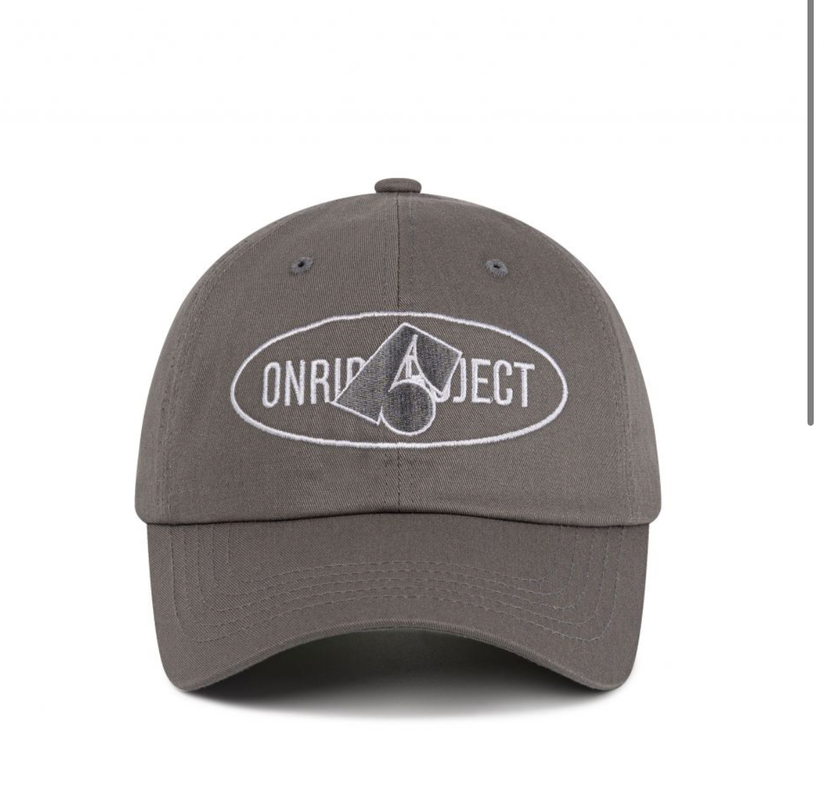 ONRID PROJECT | 실시간 인기 스타일 | Garbardine Ball Cap - Grey | 온더룩