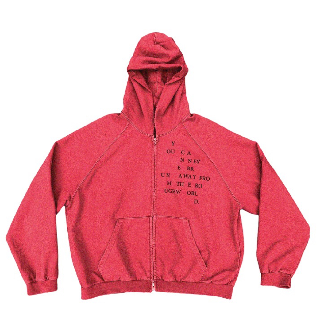 AOP(에이옵) | 실시간 인기 스타일 | TRINITY HOOD ZIP-UP_CANDY RED | 온더룩