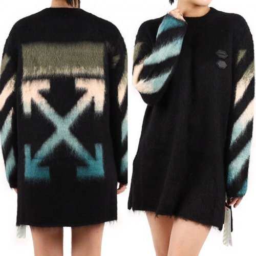 OFF WHITE(오프 화이트) | 실시간 인기 스타일 | 19FW 모헤어 니트 740681039 | 온더룩