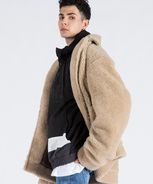 SELFISH(셀피쉬) | 실시간 인기 스타일 | BOA SHERPA JUMPER (SAF3JP03) (BEIGE) | 온더룩