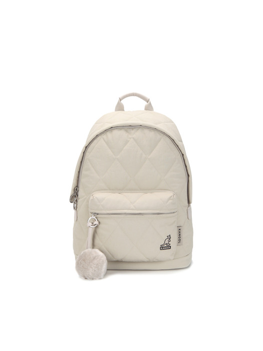 KANGOL(캉골) | 실시간 인기 스타일 | Quilt Backpack 1378 LT.BEIGE | 온더룩