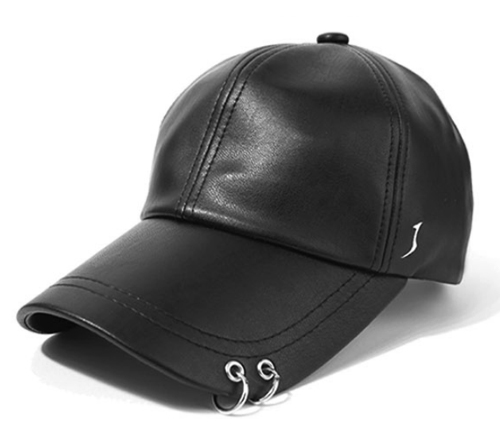 JOYMENT(조이먼트) | 실시간 인기 스타일 | LEATHER LOGO J RING (BK) 볼캡 | 온더룩
