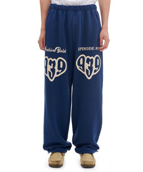 ARCHIVE BOLD(아카이브 볼드) | 실시간 인기 스타일 | 939 TYPE H SWEAT PANTS (BLUE) | 온더룩