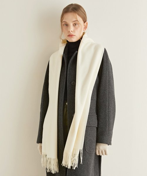 halden(할렌) | 실시간 인기 스타일 | premium cashmere muffler (M014_ivory) | 온더룩