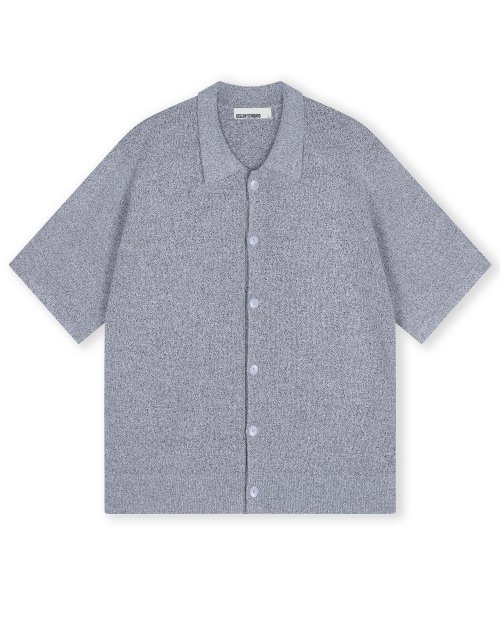 BESLOW(비슬로우) | 실시간 인기 스타일 | 23SS HALF SLEEVE KNIT SHIRT LAVENDER | 온더룩