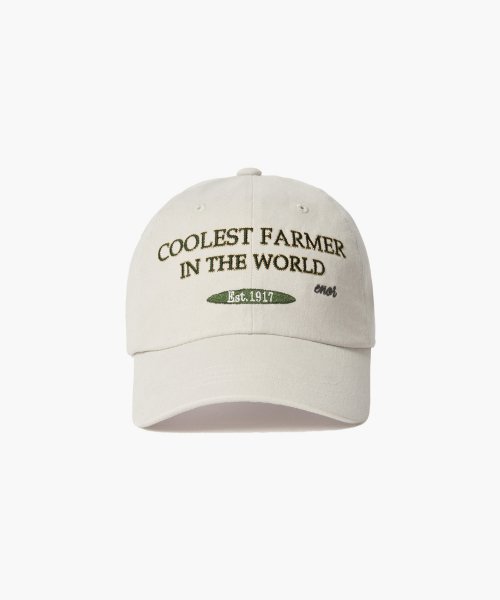 ENOR(엔오르) | 실시간 인기 스타일 | COOLEST FARMER BALL CAP - LIGHT GREY | 온더룩