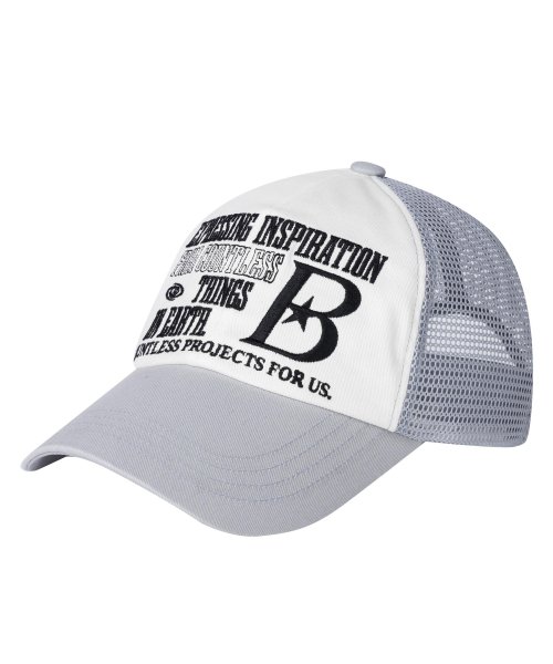 BAUF(바우프) | 실시간 인기 스타일 | B LOGO 메쉬 볼캡 [그레이] | 온더룩