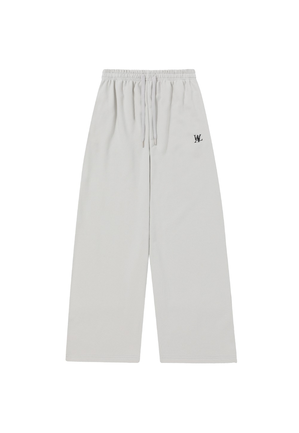 WOOALONG(우알롱) | 실시간 인기 스타일 | Signature relax wide pants - LIGHT GREY | 온더룩
