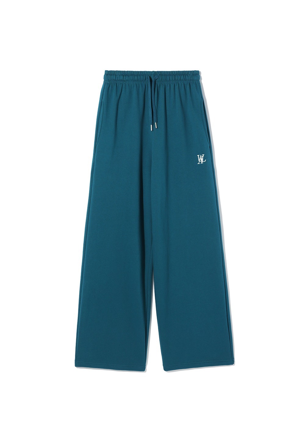 WOOALONG(우알롱) | 실시간 인기 스타일 | Signature relax wide pants - TURQUOISE | 온더룩