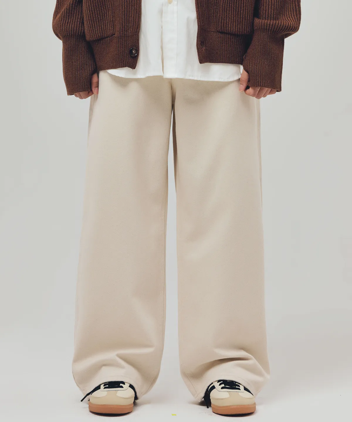 REFLYPERKY(리플라이퍼키) | 실시간 인기 스타일 | HT8621 웨어에버 와이드 데님 (Natural Cream) | 온더룩