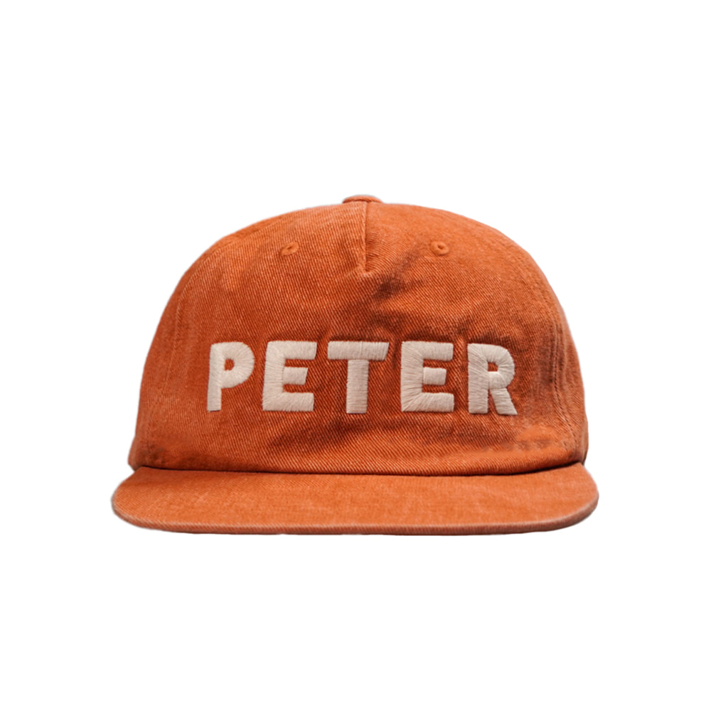 mynameispeter | 실시간 인기 스타일 | PETER CAP - ORANGE & WHITE | 온더룩