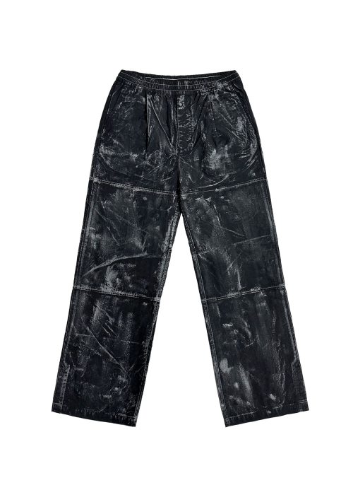 HEDER HELEN(헤더헬렌) | 실시간 인기 스타일 | WASHED SHELL PANTS BLACK | 온더룩