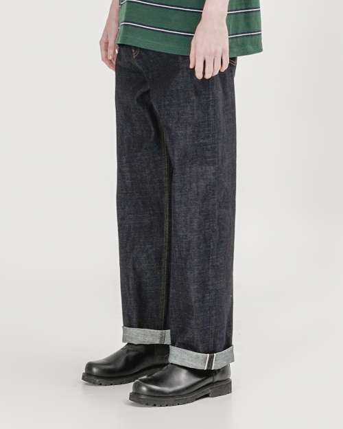 BESLOW(비슬로우) | 실시간 인기 스타일 | 20SS WIDE SELVAGE DENIM INDIGO | 온더룩