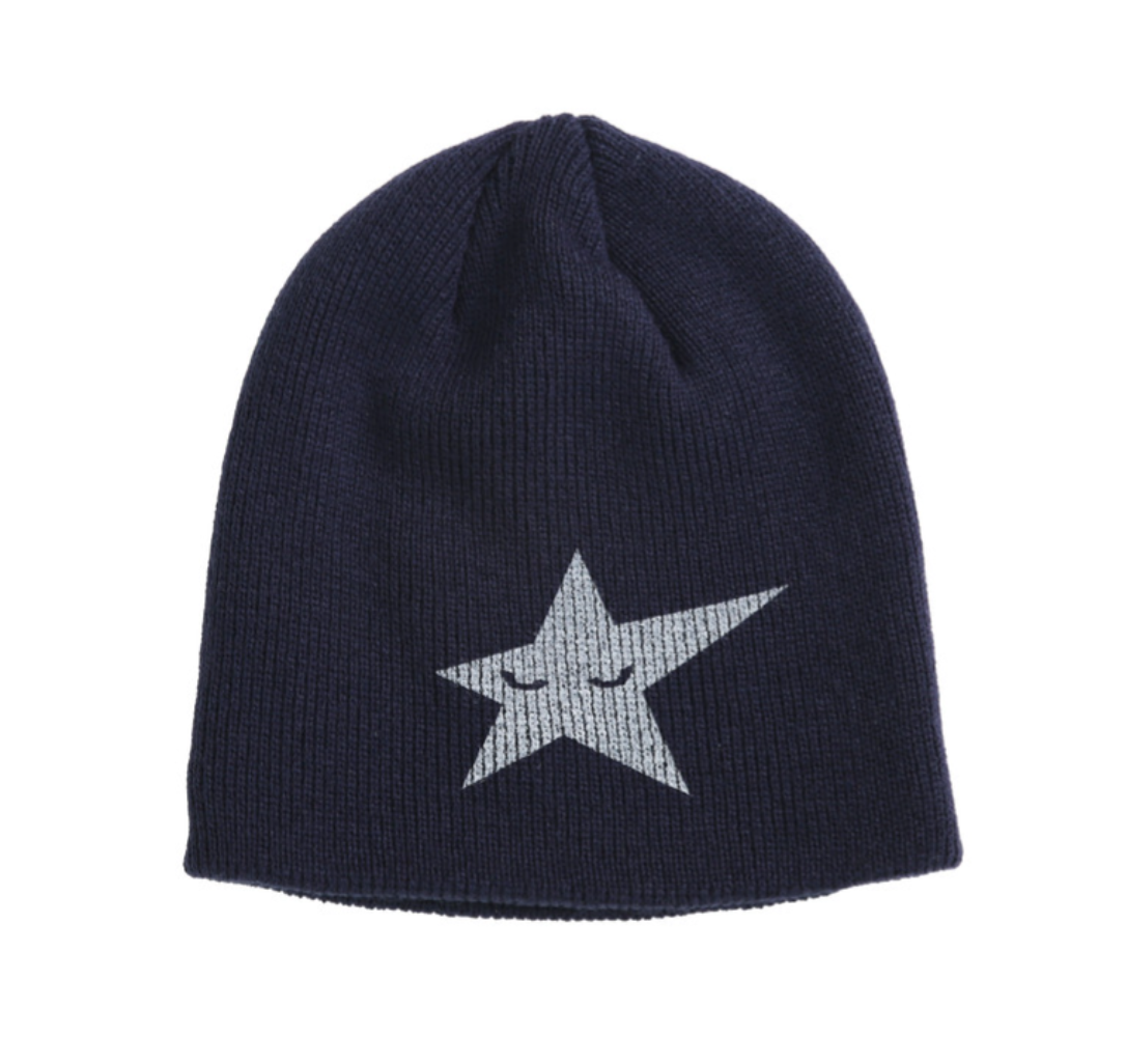 Wefromlazy(위프롬레이지) | 실시간 인기 스타일 | Lazy star beanie ( Navy ) | 온더룩